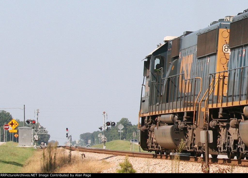 CSX SD50-2's 8576 and 8520